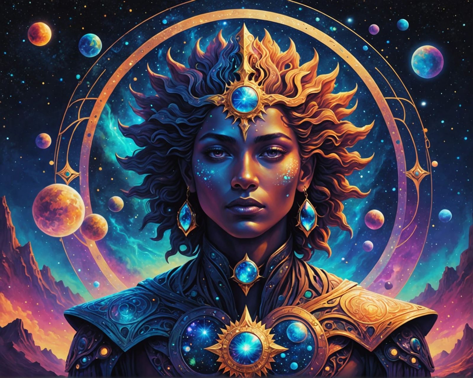 cosmic god - AI Generated Artwork - NightCafe Creator