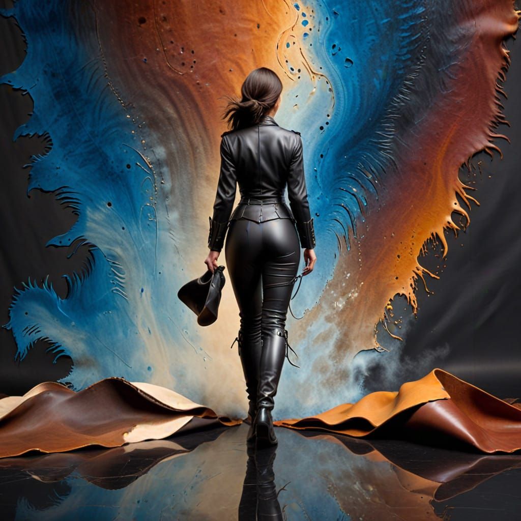 Rawhide and Leathery Textures in Detailed Skins - AI Art