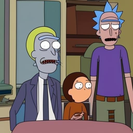 Rick and Morty in 50 years - AI Generated Artwork - NightCafe Creator