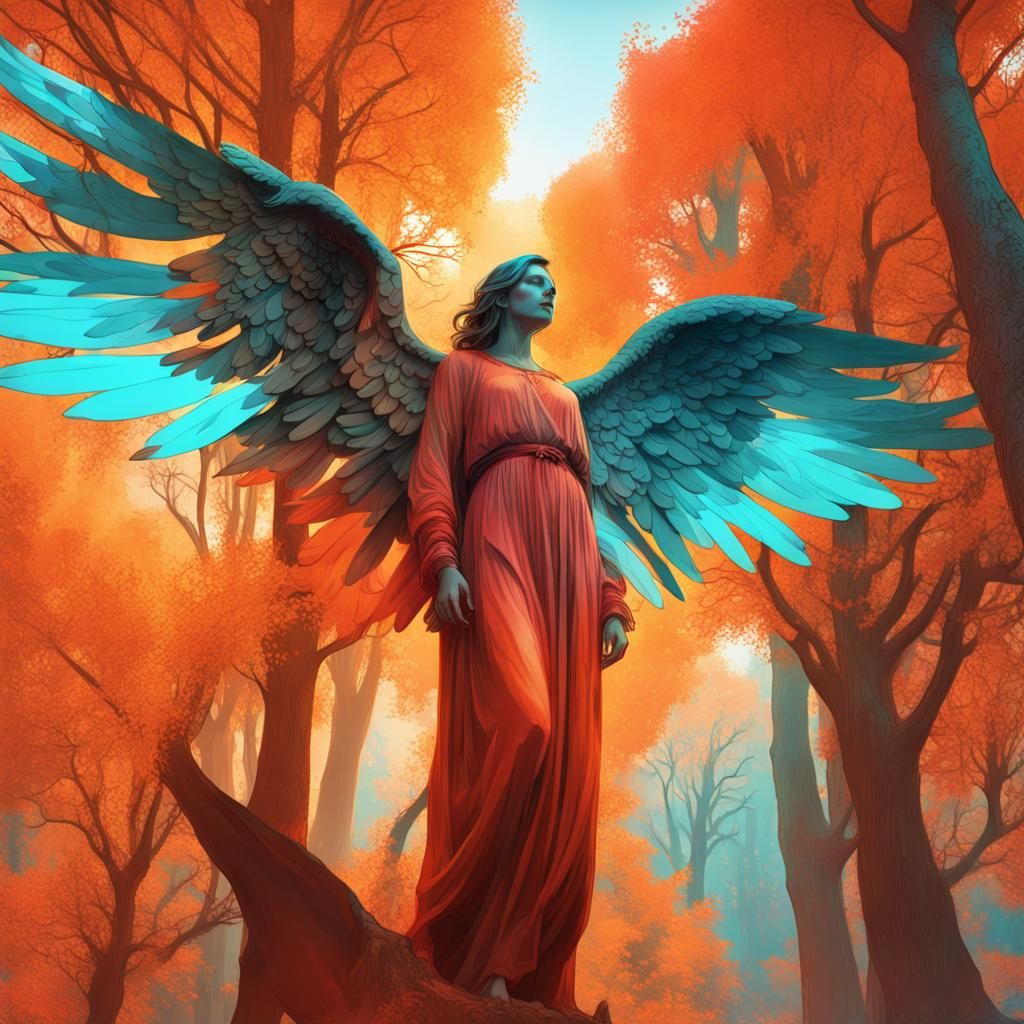 Angelic 7 - AI Generated Artwork - NightCafe Creator