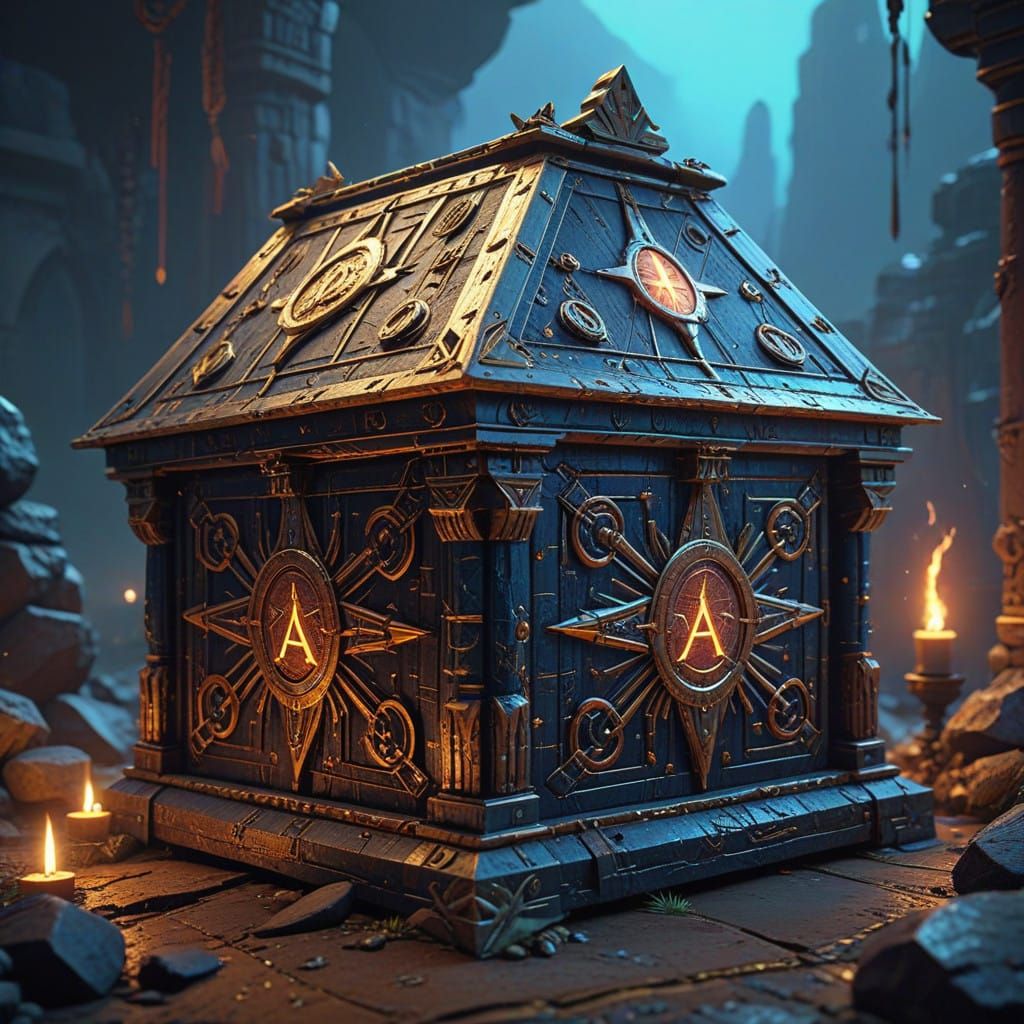 Ark of the Covenant - Ancient Ark of the Covenant in Mystica...