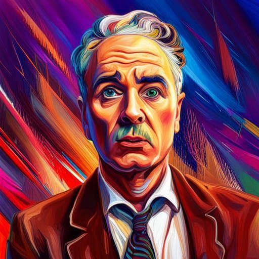 Angry Charlie Chaplin in modern times movie - AI Generated Artwork ...