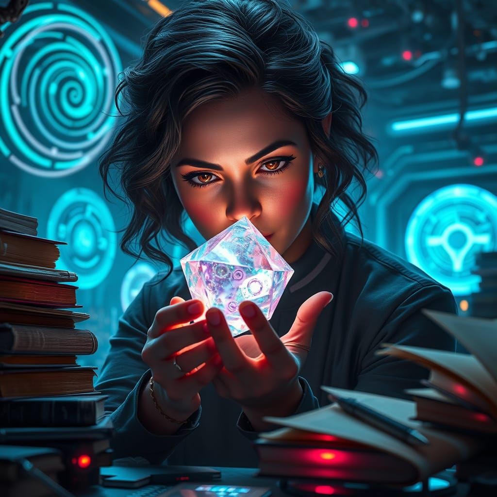 Starfleet Engineer Contemplates Exa Shifter Diode ... - AI Art