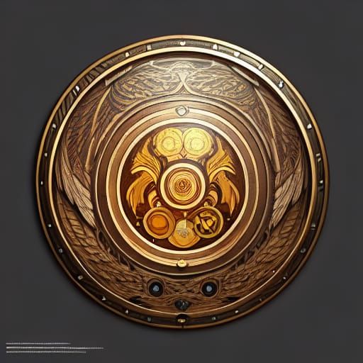 Winged Shield - AI Generated Artwork - NightCafe Creator