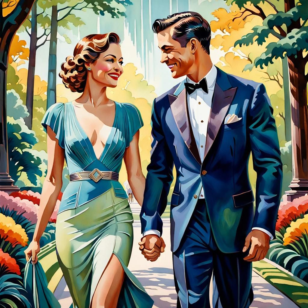 A Couple in Love - AI Generated Artwork - NightCafe Creator