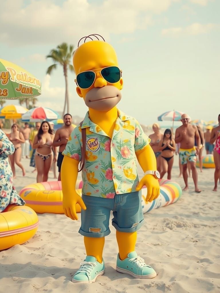 Homer Simpon Character in Real Life