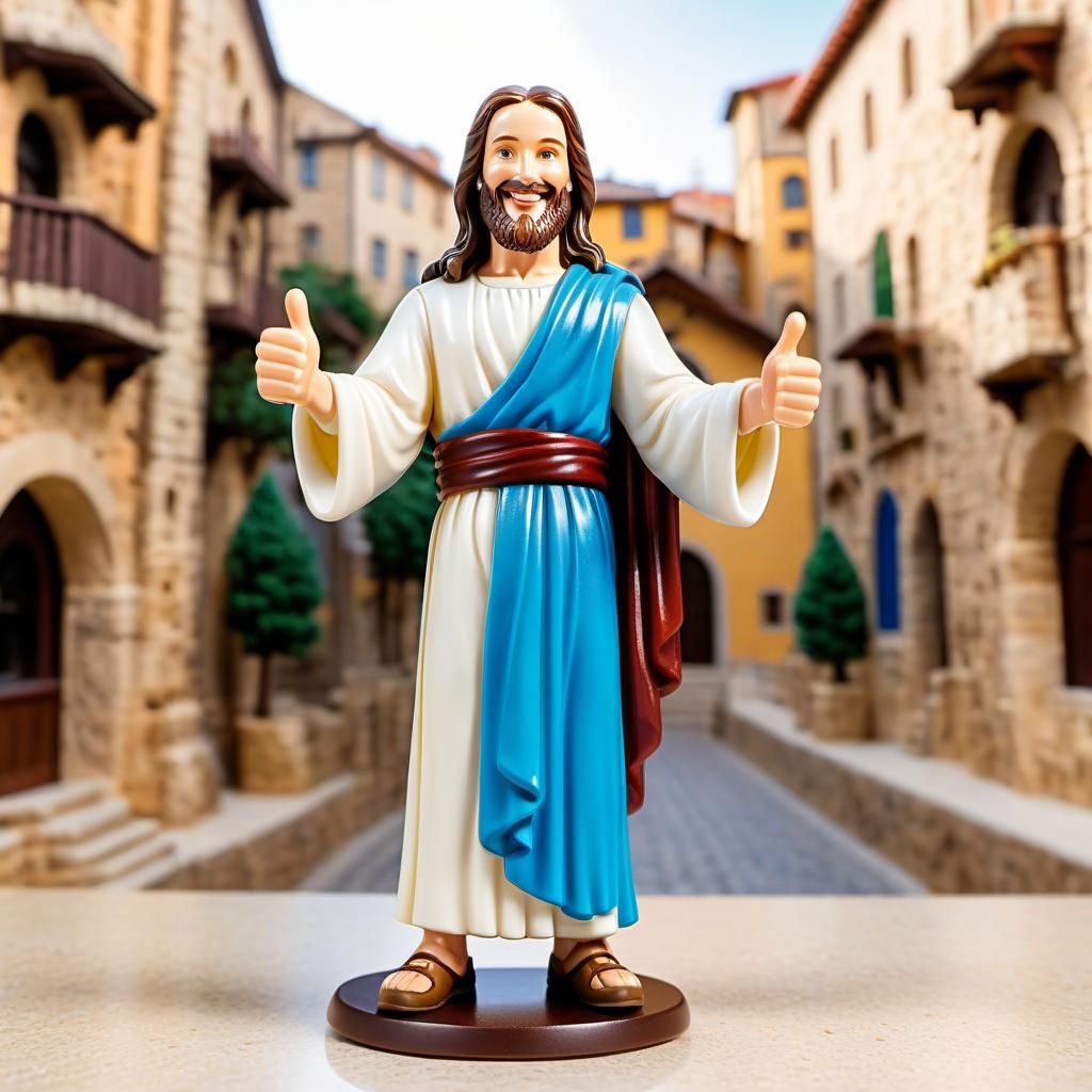 Jesus Action Figure - AI Generated Artwork - NightCafe Creator