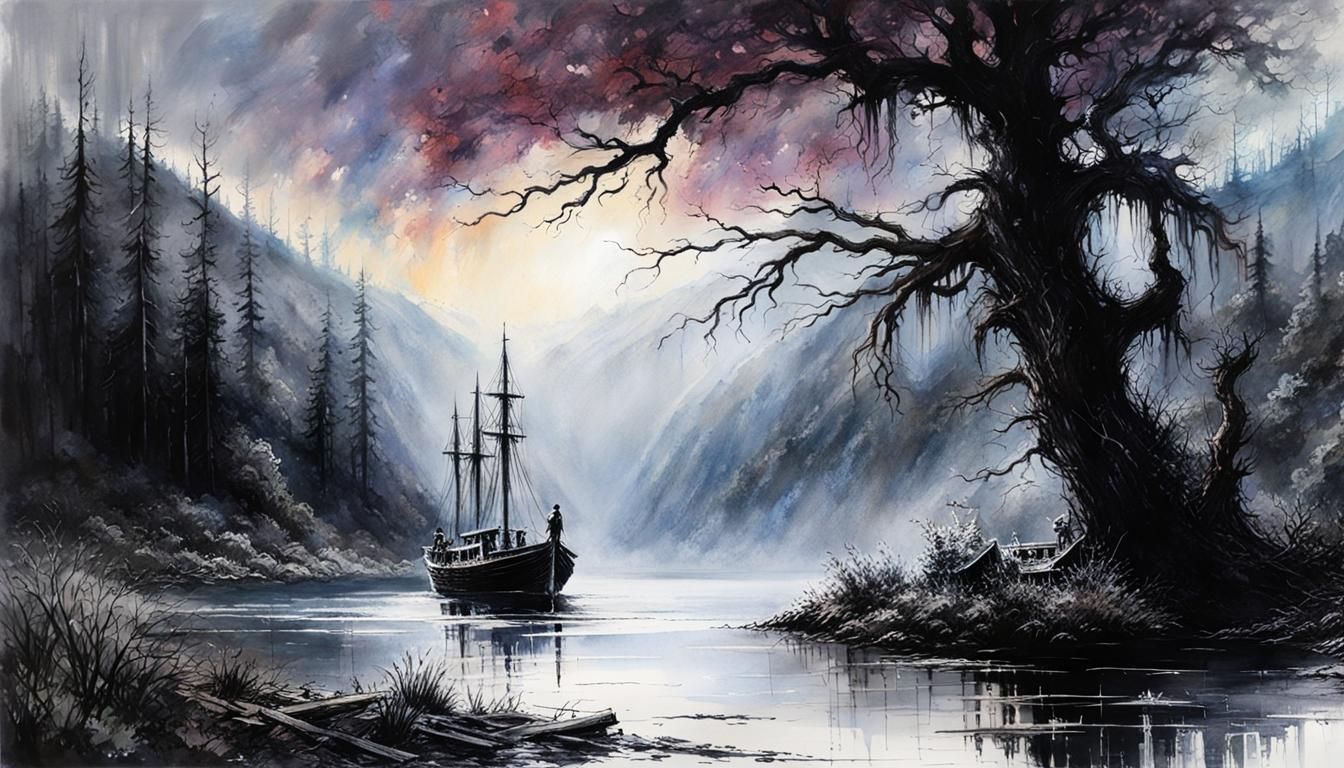 Very moody Scenery - AI Generated Artwork - NightCafe Creator