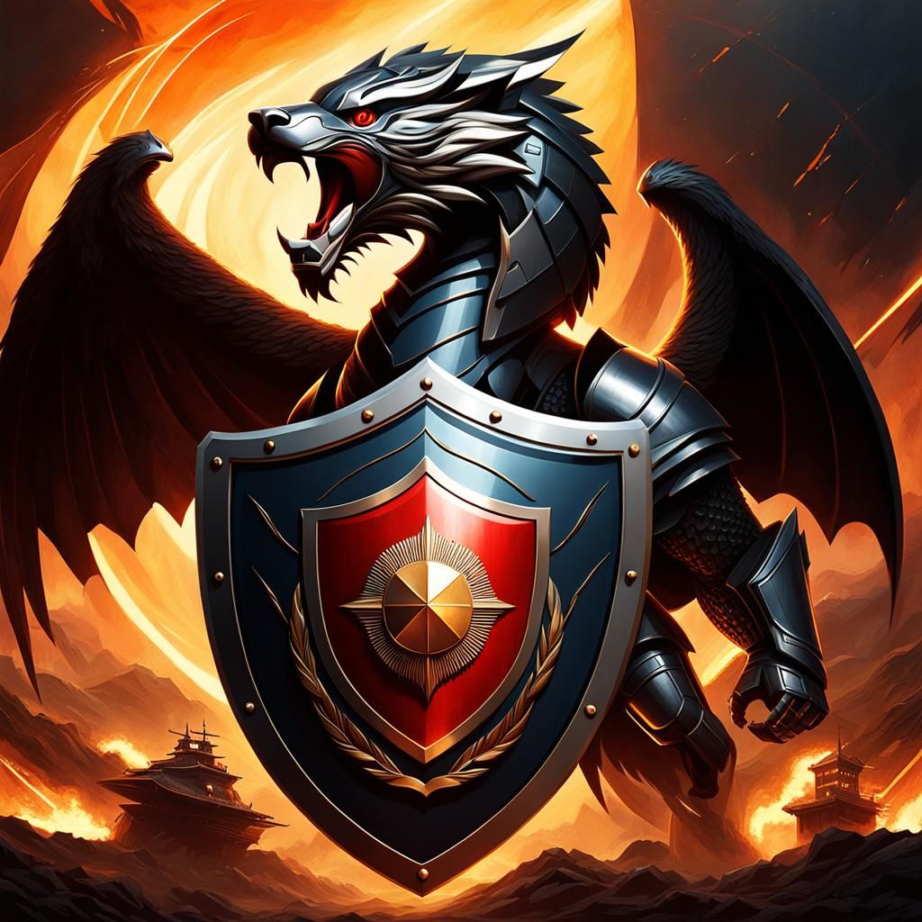 Illustrations showcasing historical shields used in battles, each ...