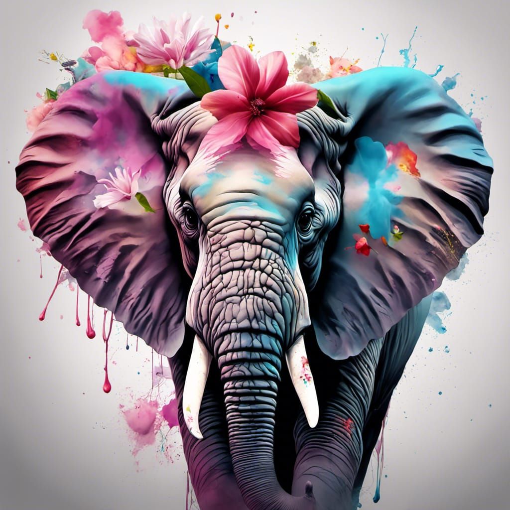 Elephant - AI Generated Artwork - NightCafe Creator