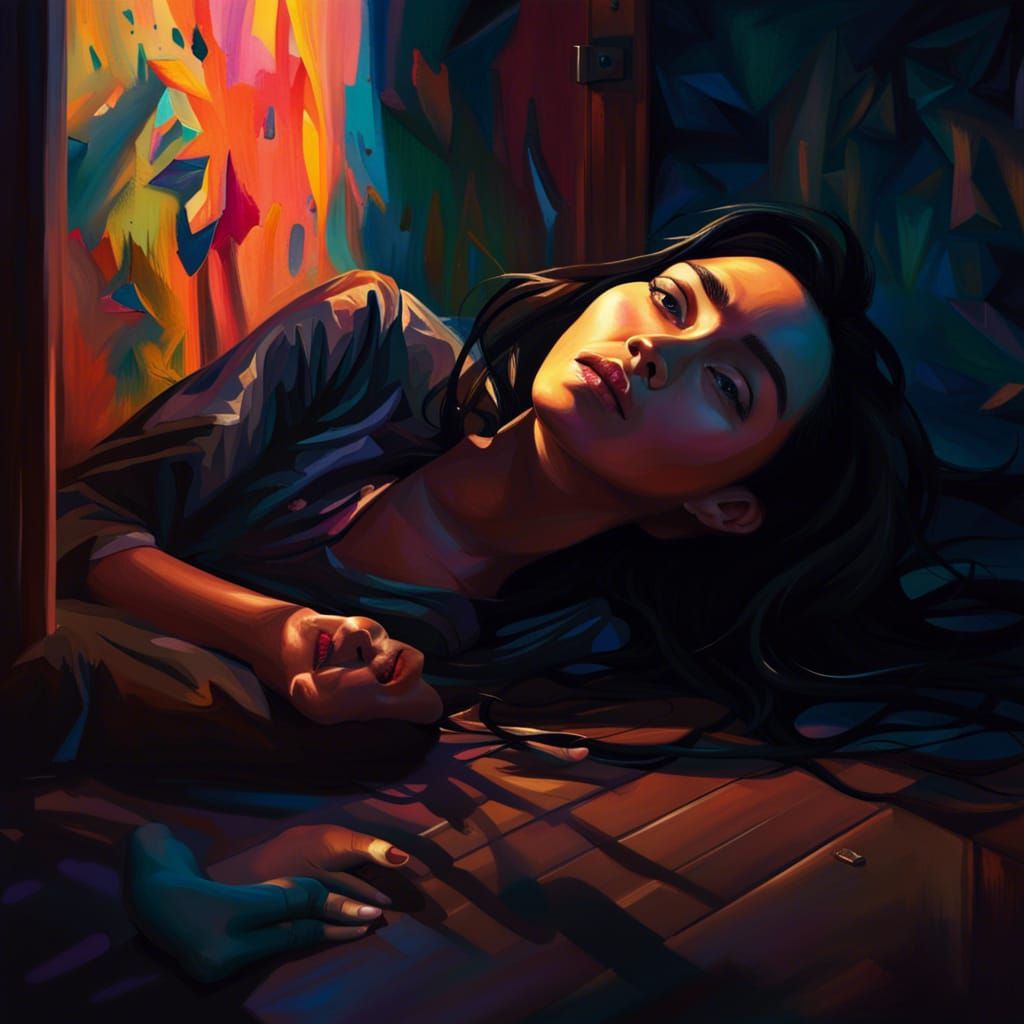 Sad girl - AI Generated Artwork - NightCafe Creator