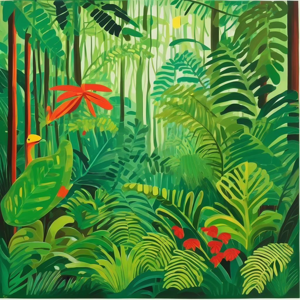 Rainforest - AI Generated Artwork - NightCafe Creator