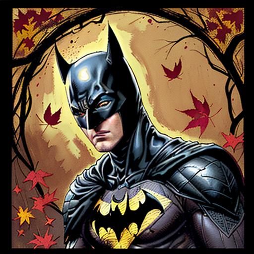 Batman In Autumn - AI Generated Artwork - NightCafe Creator