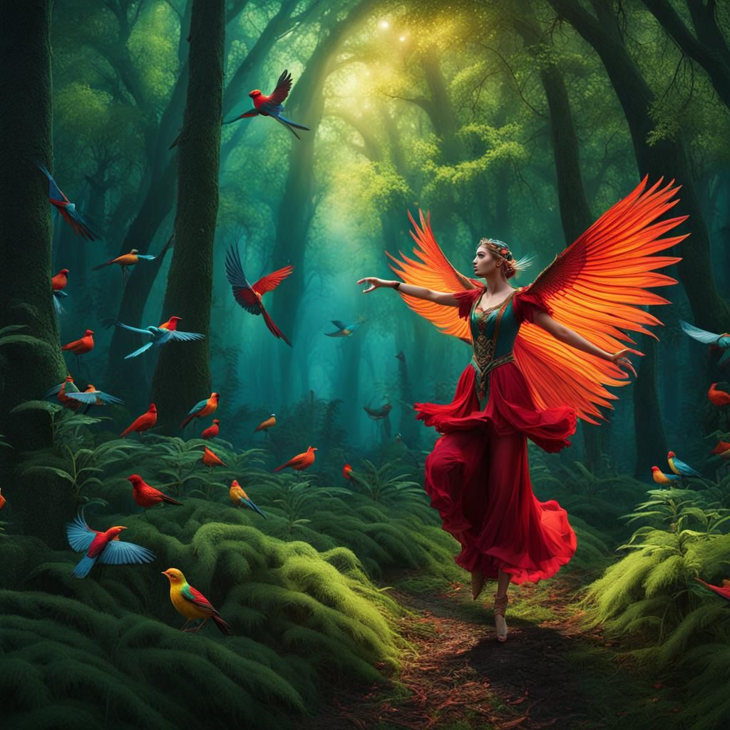 The elf dancer - AI Generated Artwork - NightCafe Creator