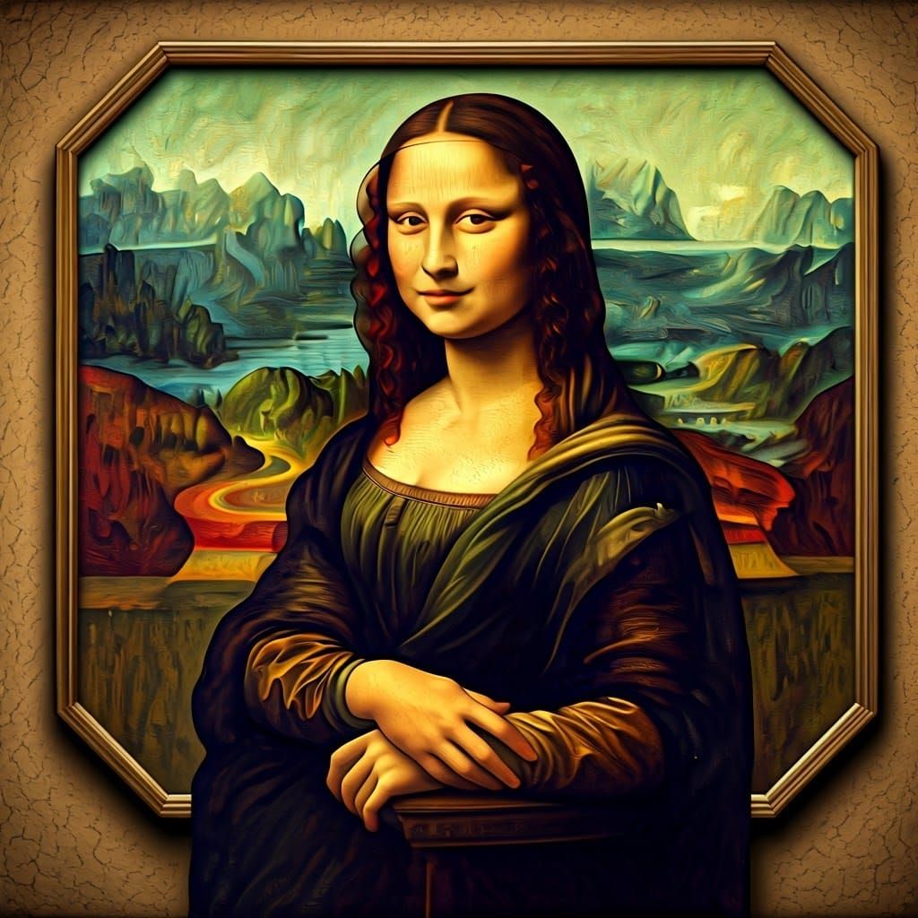 Surrealist Masterpieces: Multiple Mona Lisas in Fa... - AI Art