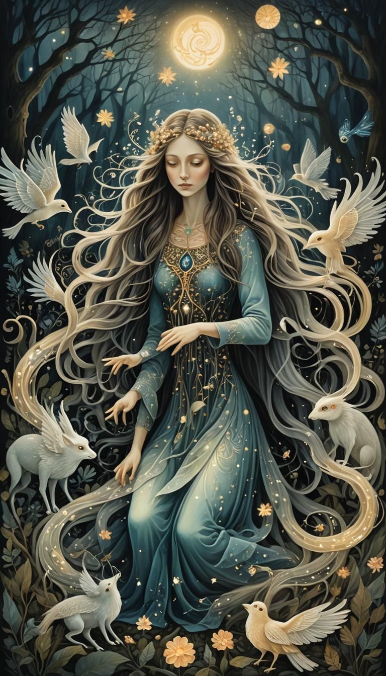 This stunning 8K digital artwork by Amanda Clark and Olga Kvasha is a ...