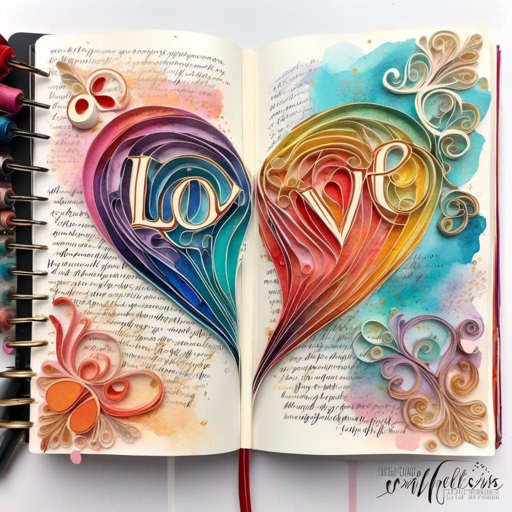 〰️CALLIGRAPHY LOVE〰️ - AI Generated Artwork - NightCafe Creator