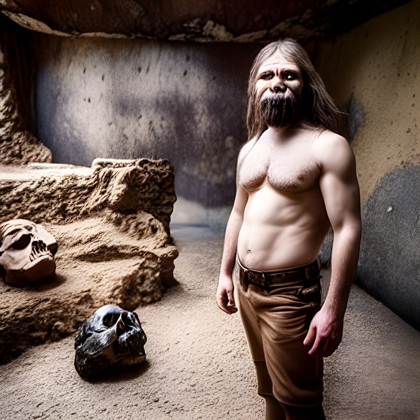 Neanderthal - AI Generated Artwork - NightCafe Creator