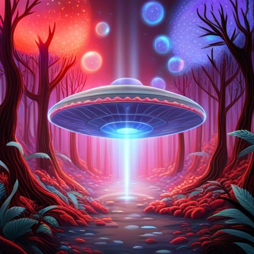 UFO - AI Generated Artwork - NightCafe Creator