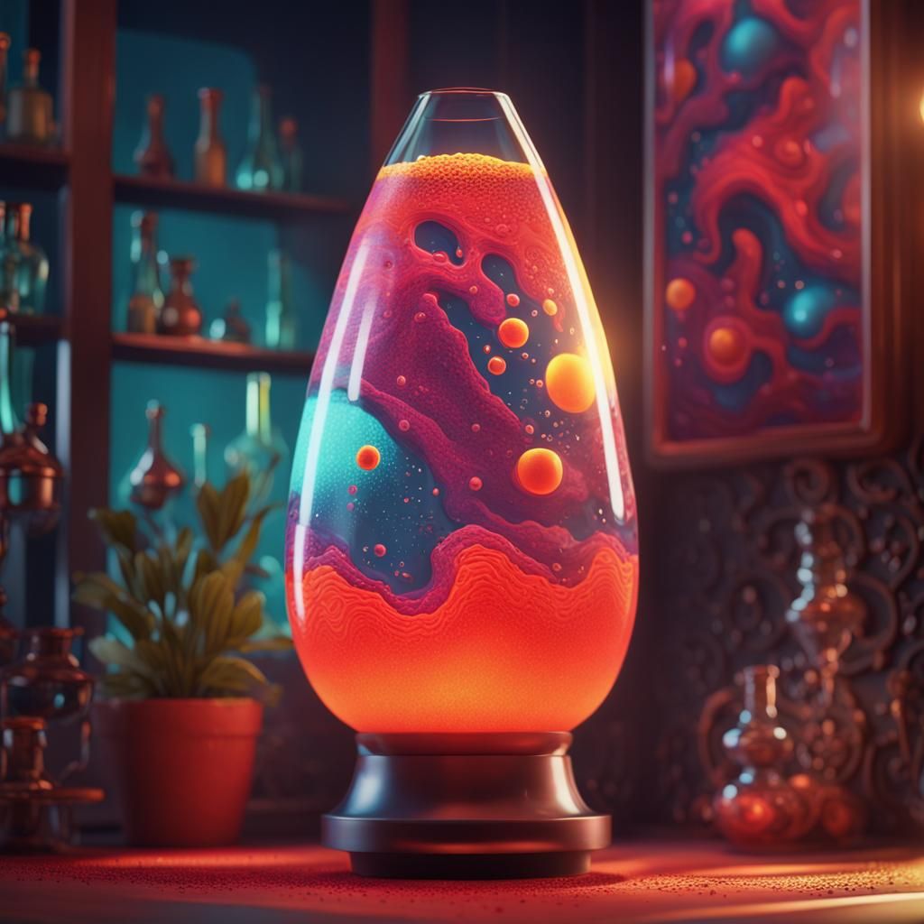 vintage 60s lava lamp - AI Generated Artwork - NightCafe Creator