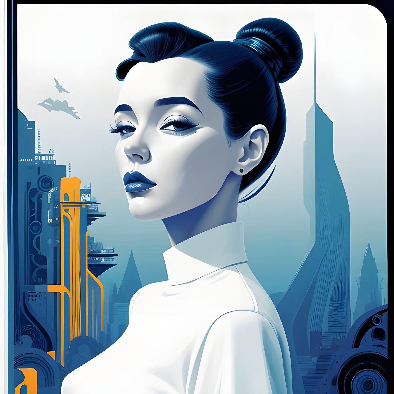 Cold future - AI Generated Artwork - NightCafe Creator