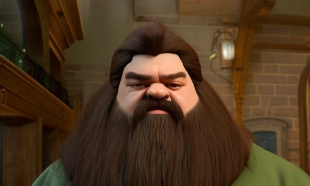 Hagrid 8K 3D 8k resolution Unreal Engine 5 photorealistic - AI ...