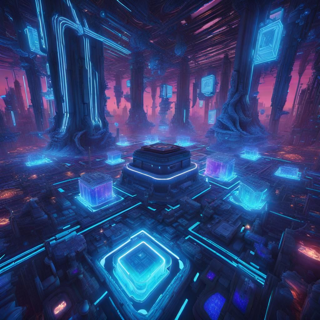 Hyper Portal Collection - Surreal Neon Portal in Higher Dim...