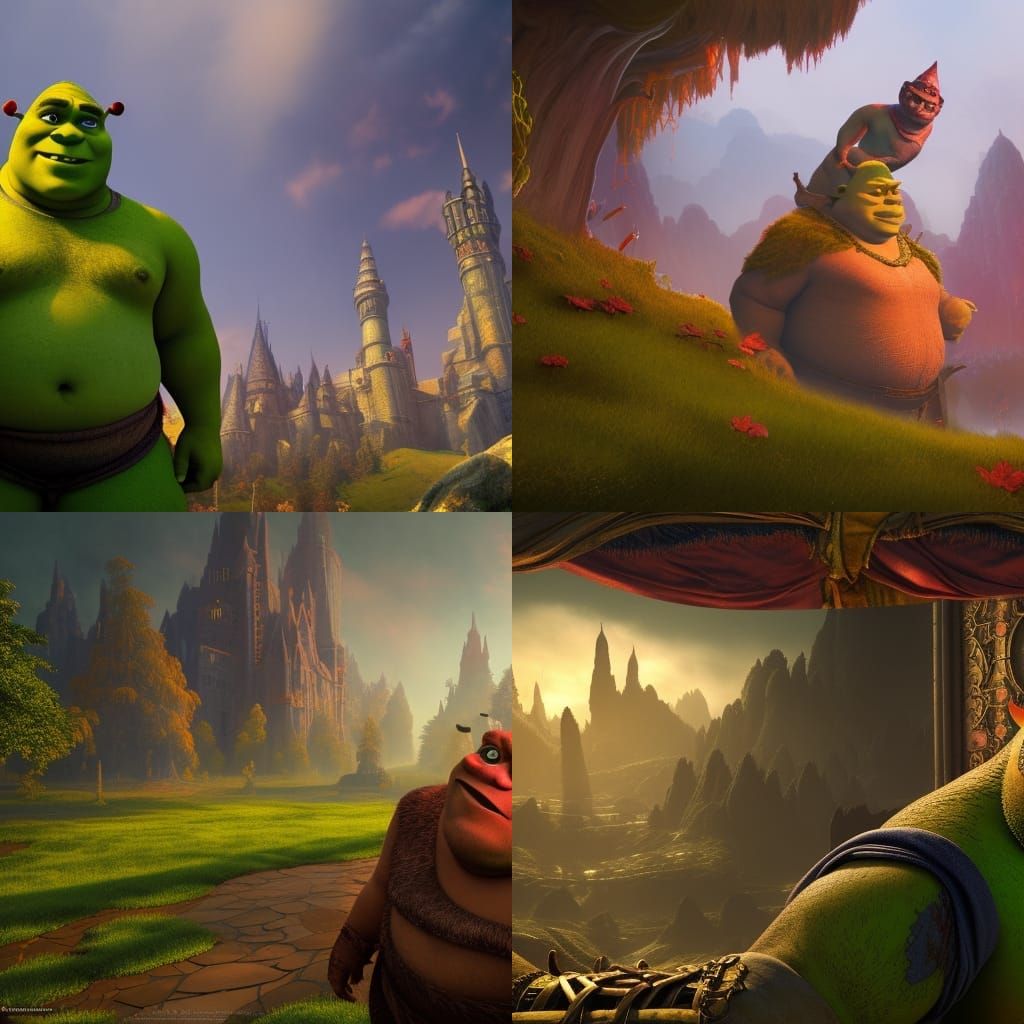 hot shrek - AI Generated Artwork - NightCafe Creator