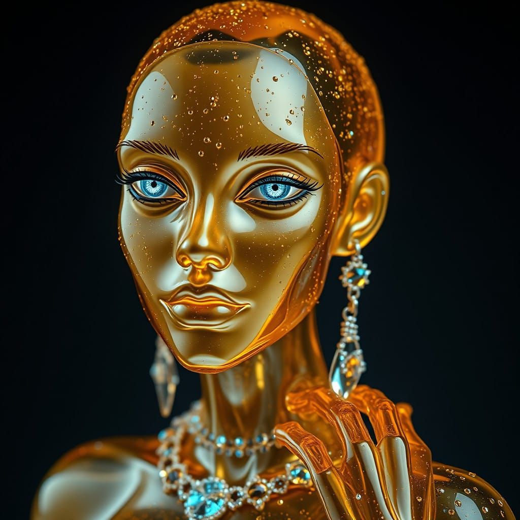 Golden Crystal Goddess #2 - Golden Crystal Goddess #2