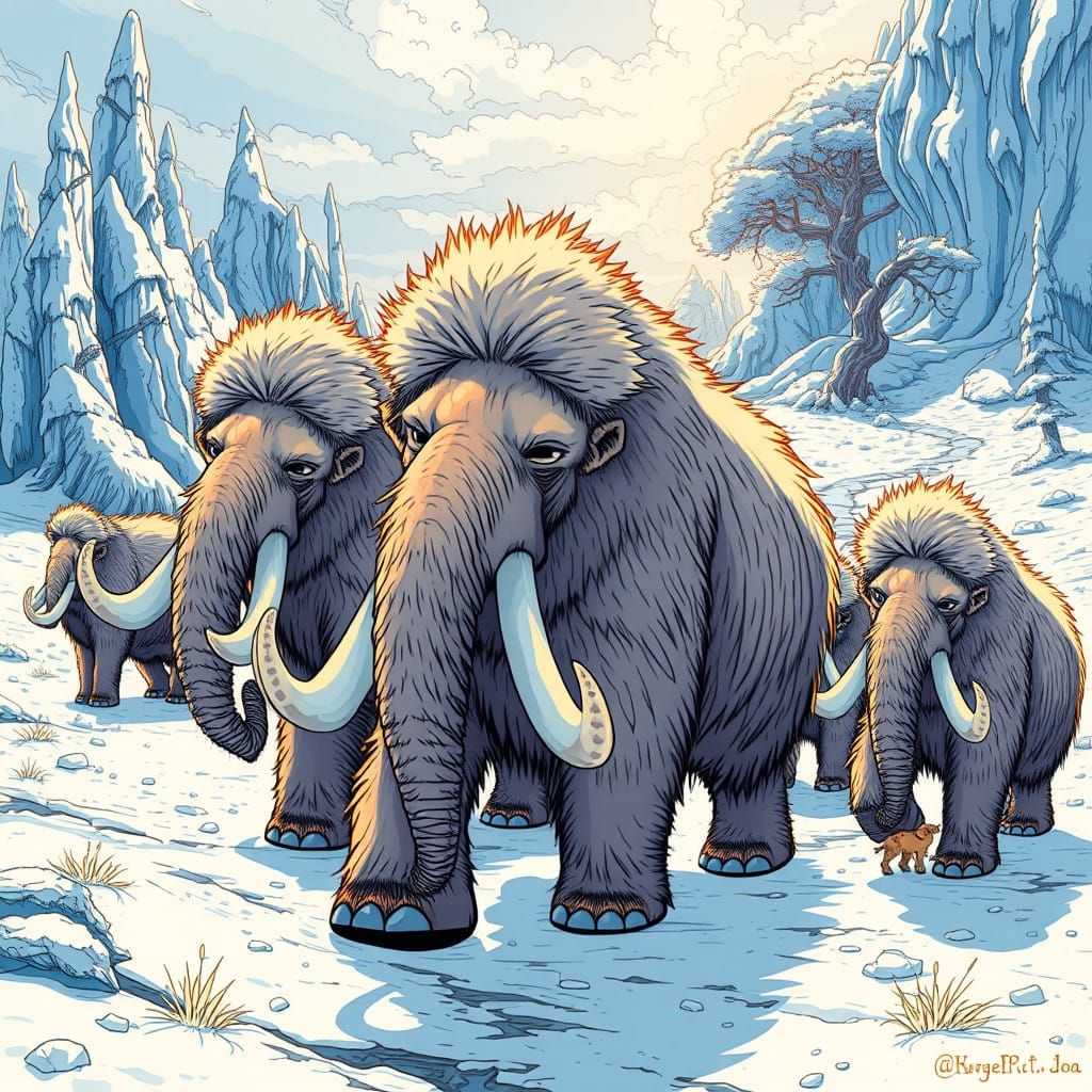 Recreate the example image in the style of One Piece, inspired by ...