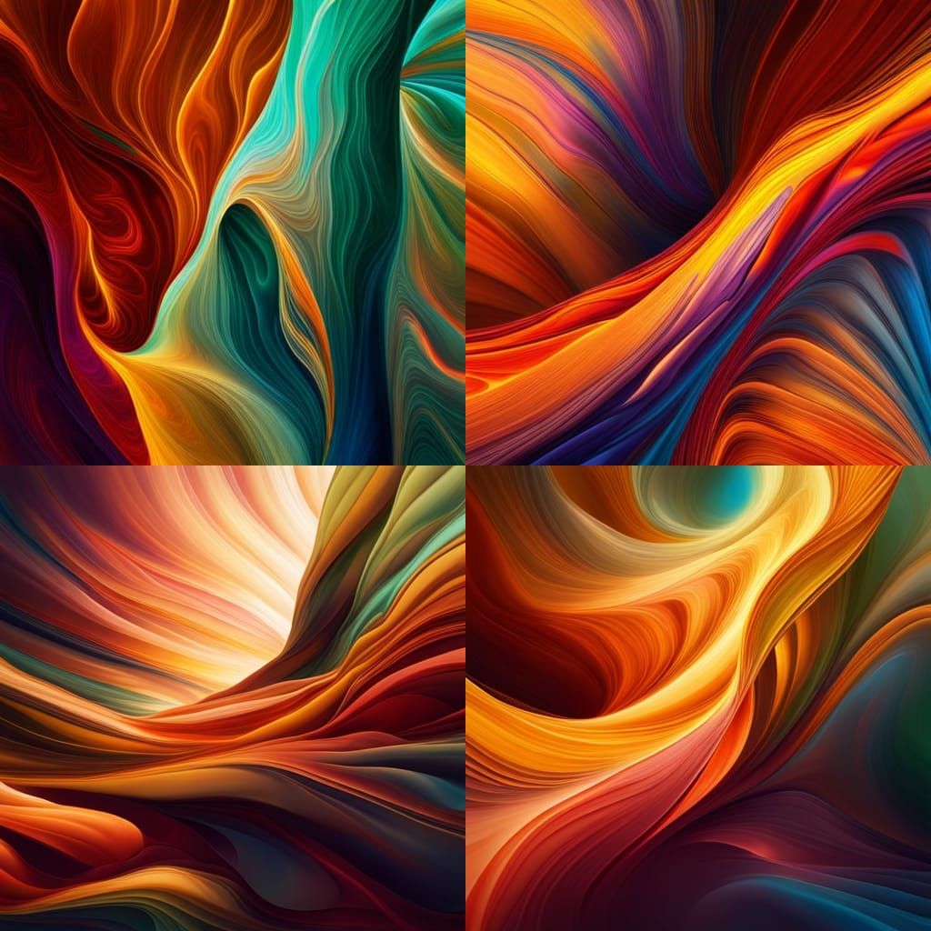 definition of beauty abstract art complementary colors fine details ...
