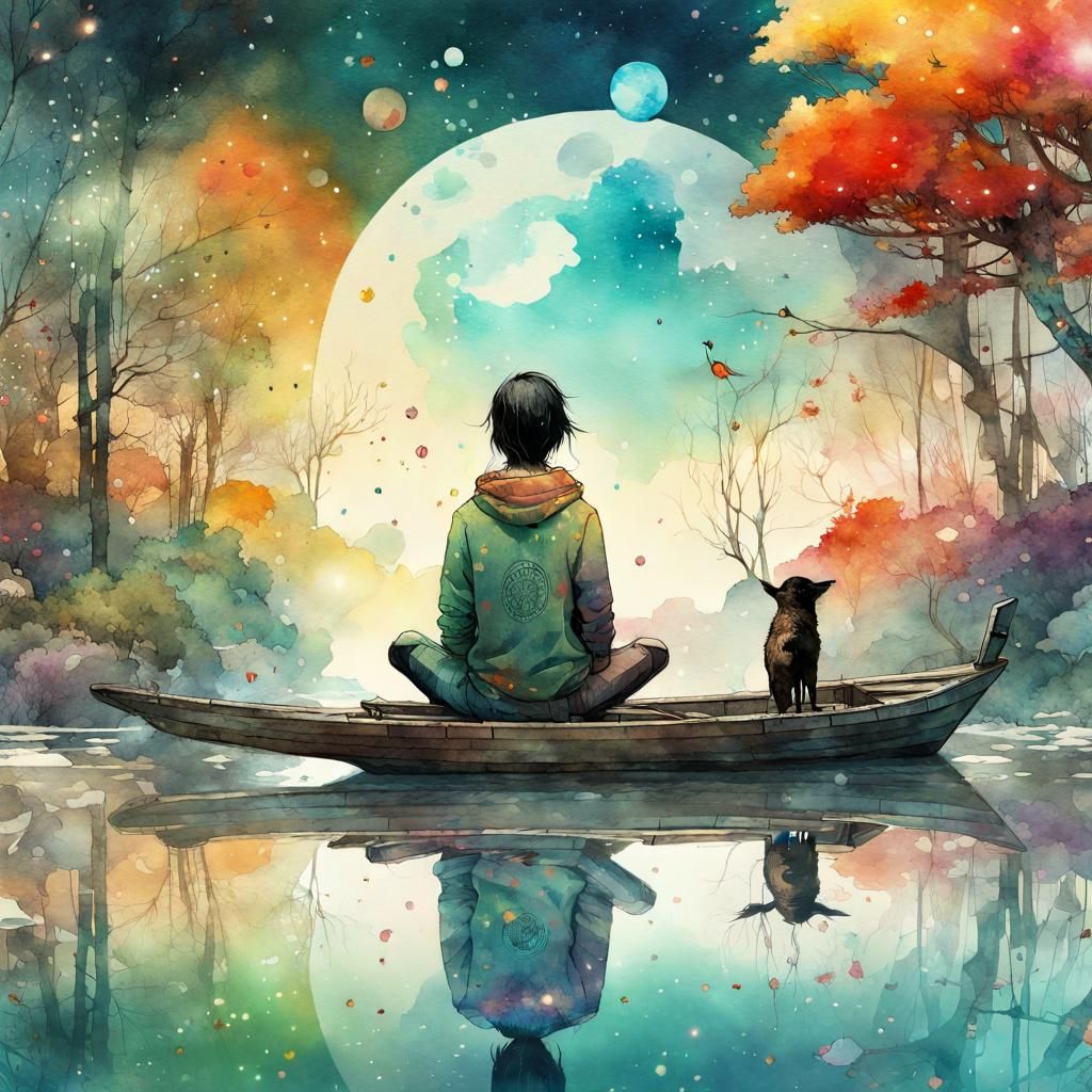 Calm - AI Generated Artwork - NightCafe Creator