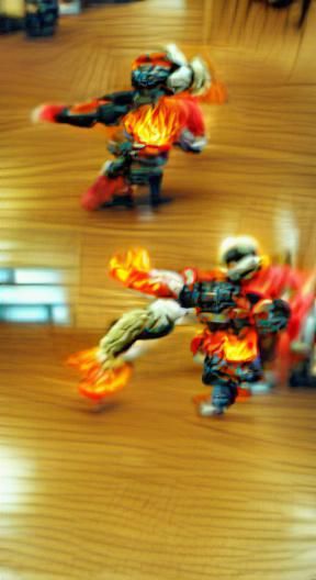 Fire karate action blur scorch - Fire karate action blur sco...