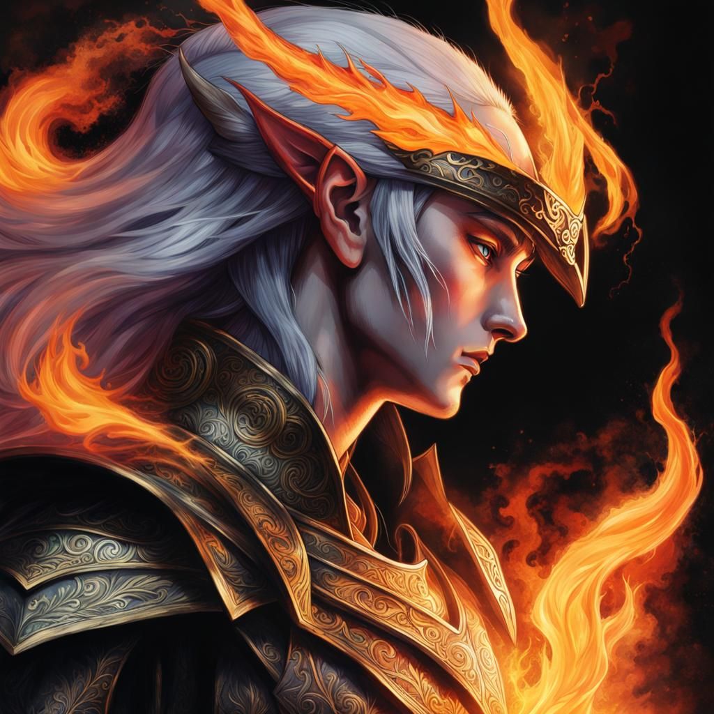 Sauron in elf form - AI Generated Artwork - NightCafe Creator