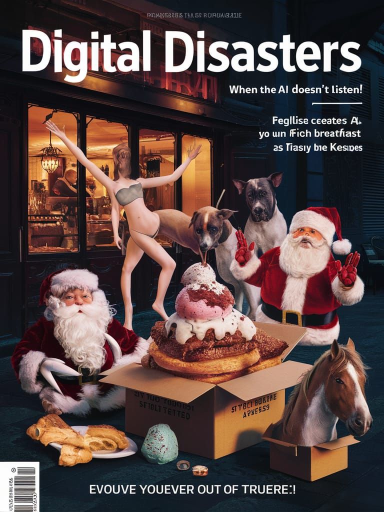 Digital Disasters Magazine because sometimes the AI just doesn't seem to listen - AI Generated ...