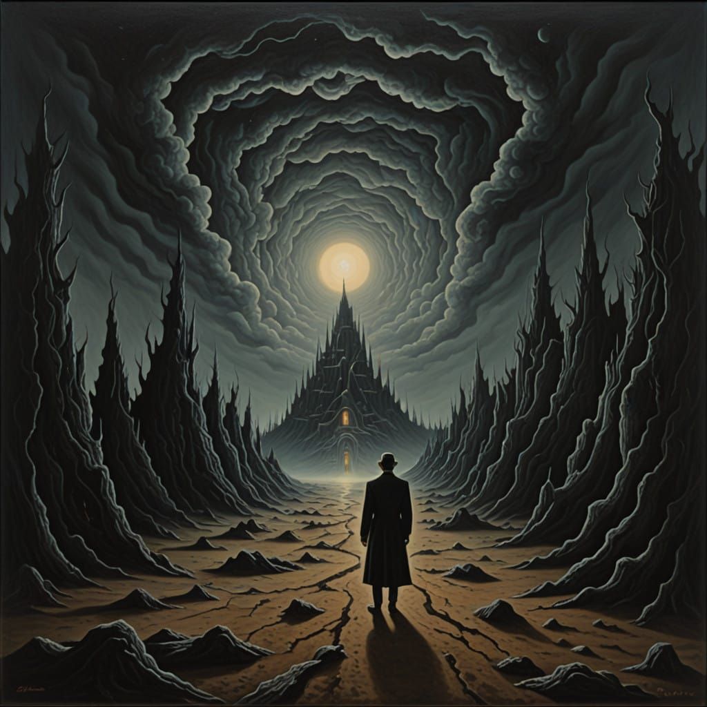 Surrealist Masterpiece Depicts Isolation in the Sh... - AI Art