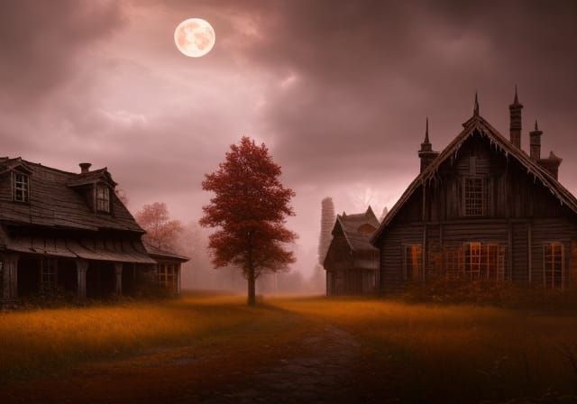 Farmhouse - AI Generated Artwork - NightCafe Creator