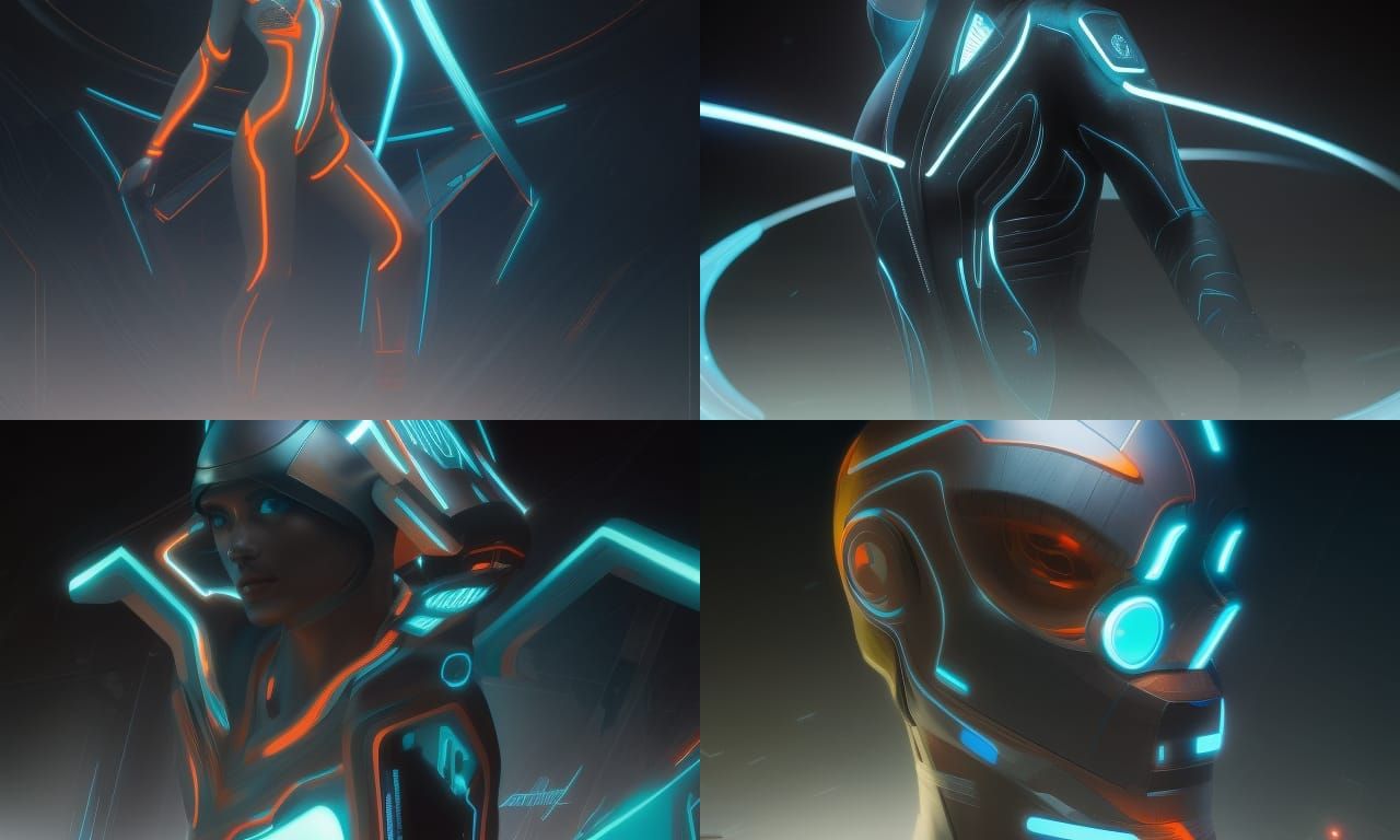 Tron - AI Generated Artwork - NightCafe Creator