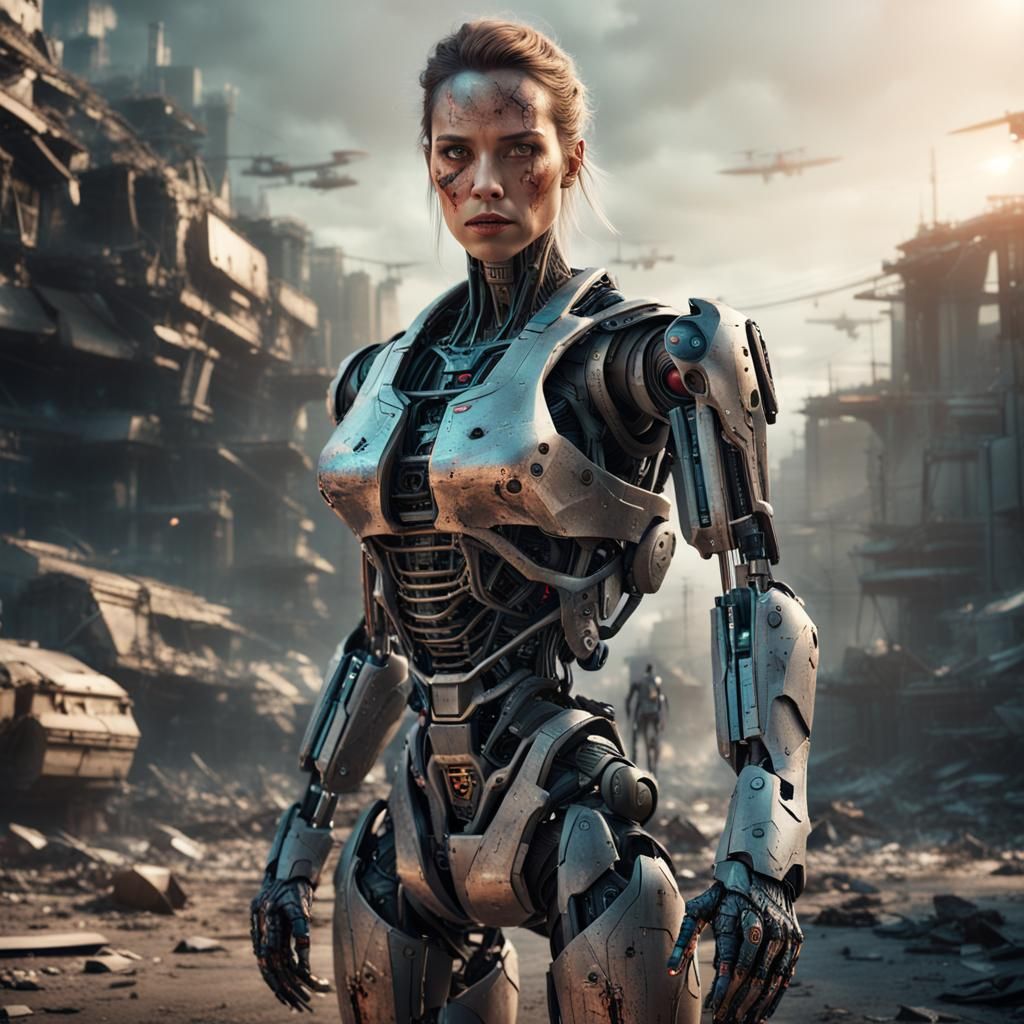 Terminatrix - AI Generated Artwork - NightCafe Creator