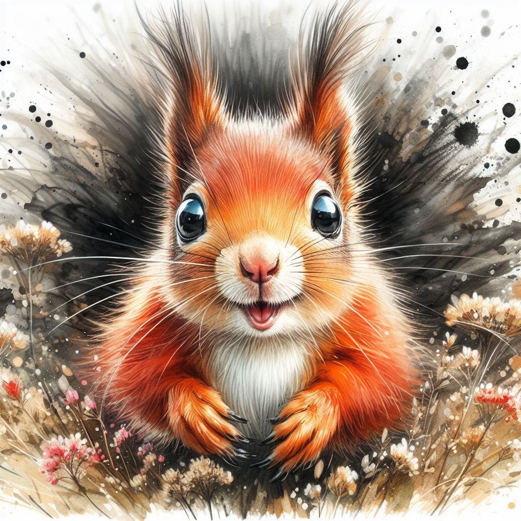 Squirrel - AI Generated Artwork - NightCafe Creator