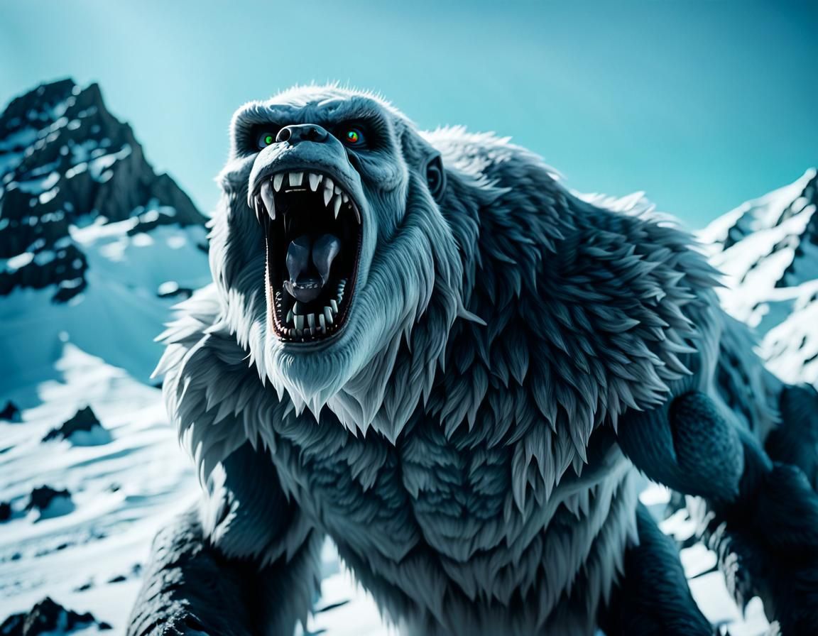 The yeti - AI Generated Artwork - NightCafe Creator