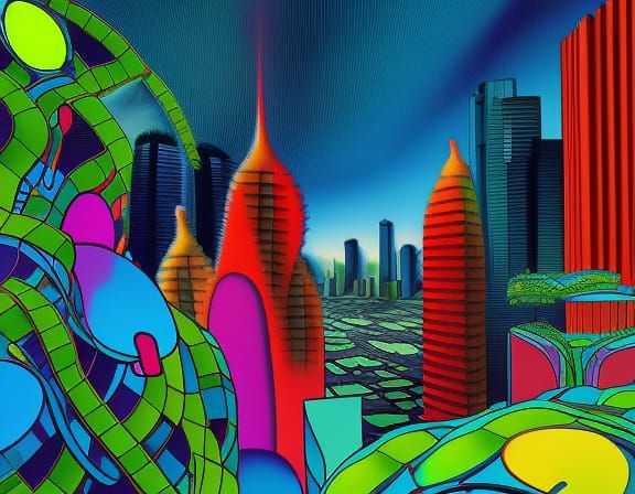 DETAILED REALISTIC PHOTOGRAPH CMYK RGD TRIADIC 3D 4K: A group of ...