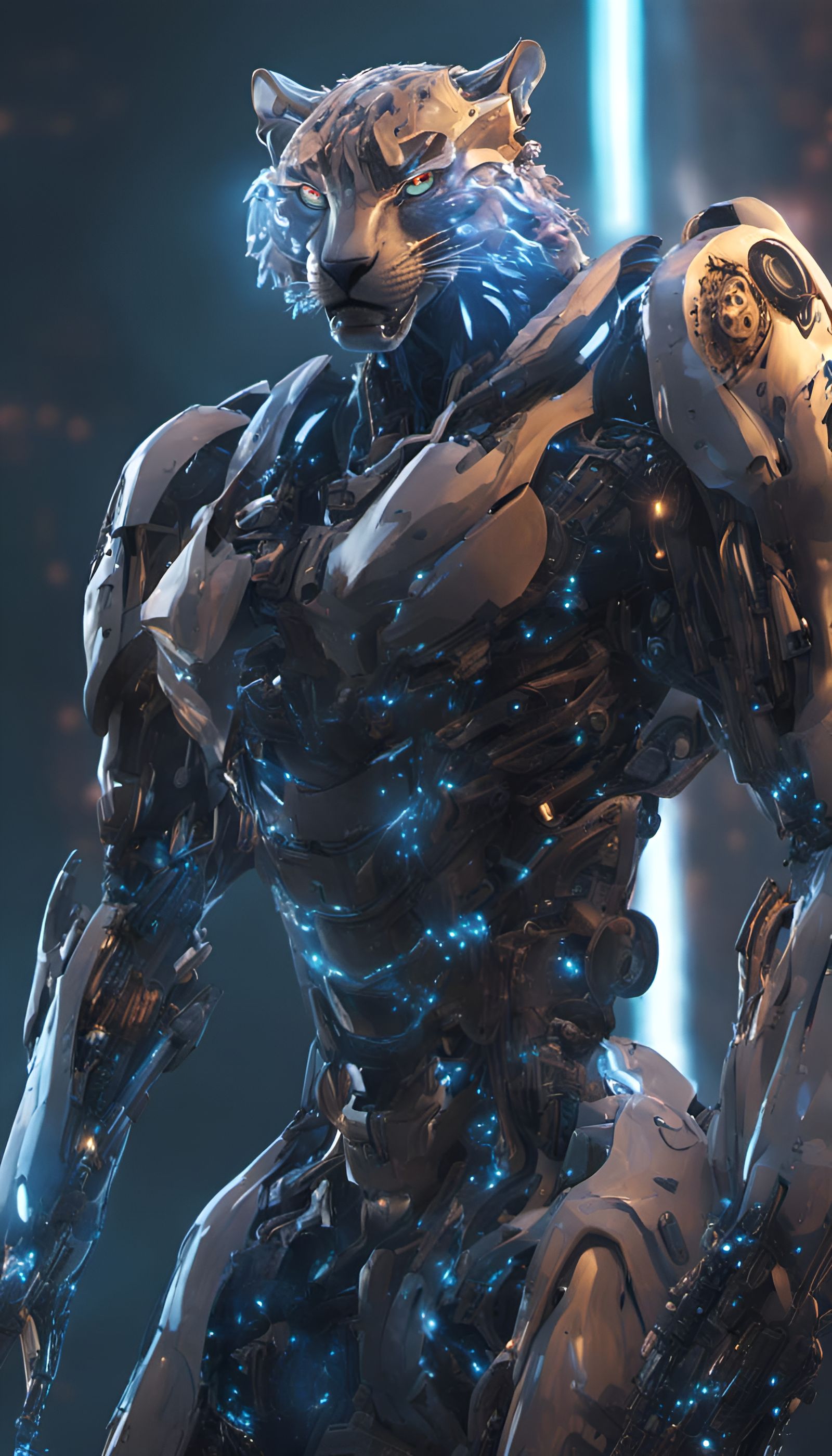 Bionic Beast - AI Generated Artwork - NightCafe Creator