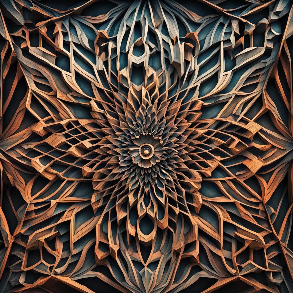 Geometric Patterns - AI Generated Artwork - NightCafe Creator