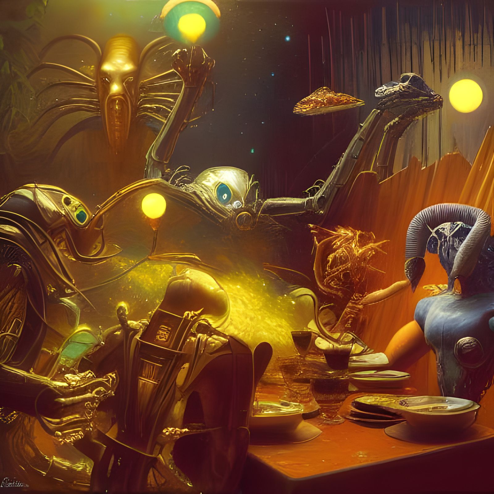 The Spotover at the Restaurant At The End Of The Universe Gaston ...