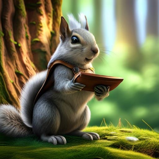 cute squirrel - AI Generated Artwork - NightCafe Creator