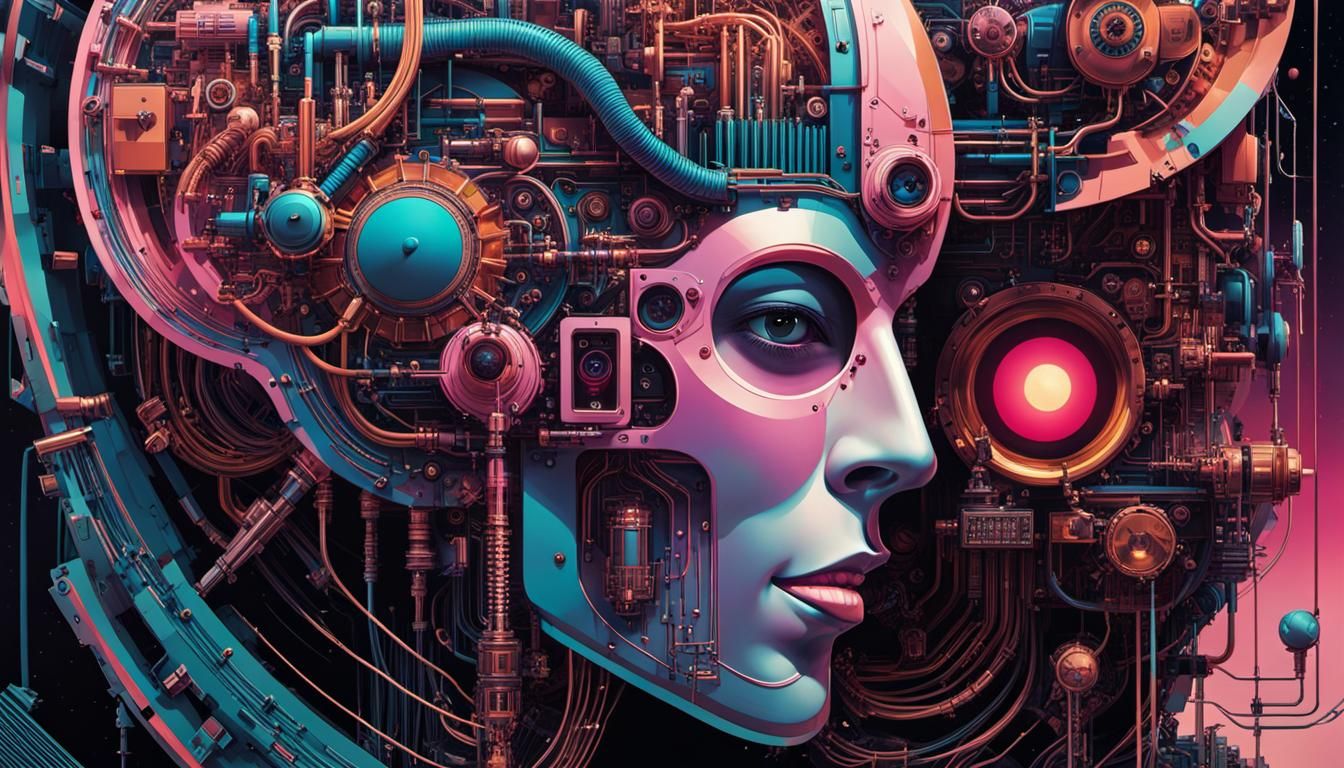 Welcome the Machine - AI Generated Artwork - NightCafe Creator