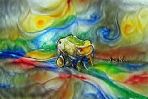 LSD froggo - AI Generated Artwork - NightCafe Creator