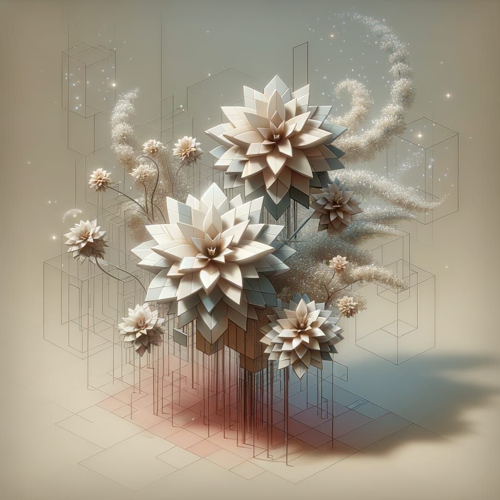 Modular Abstract Flower - Modular Abstract Flower