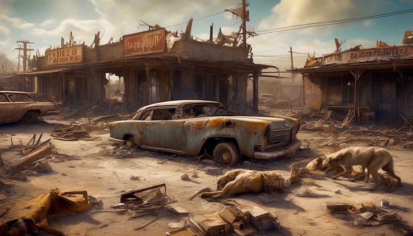 Fallout series #52 - AI Generated Artwork - NightCafe Creator